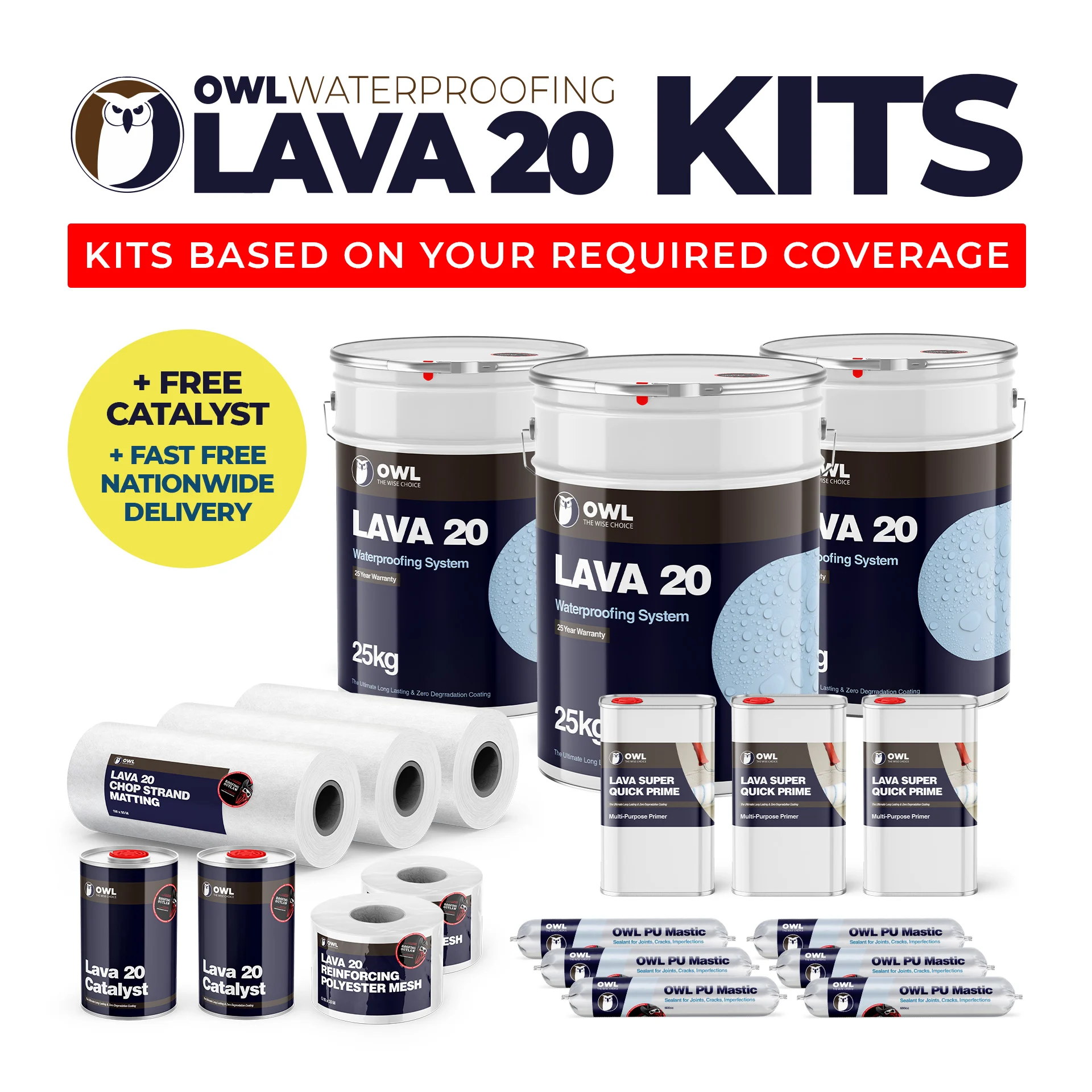The Ultimate Owl Lava 20 Kit - Sample — The Roofing Outlaw